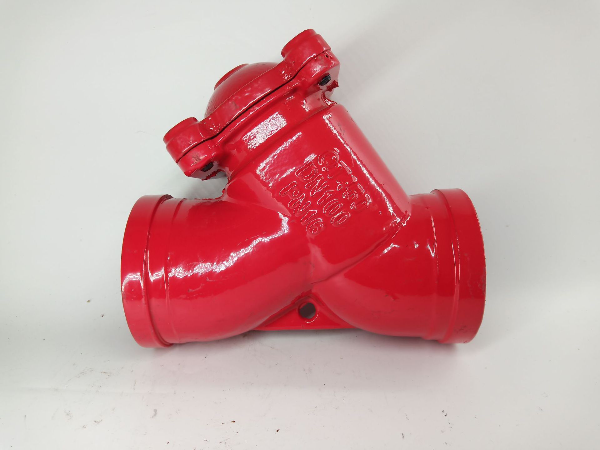 Y Type Grooved End Strainer with Drain Cap_Check valve &Strainer_Valves ...