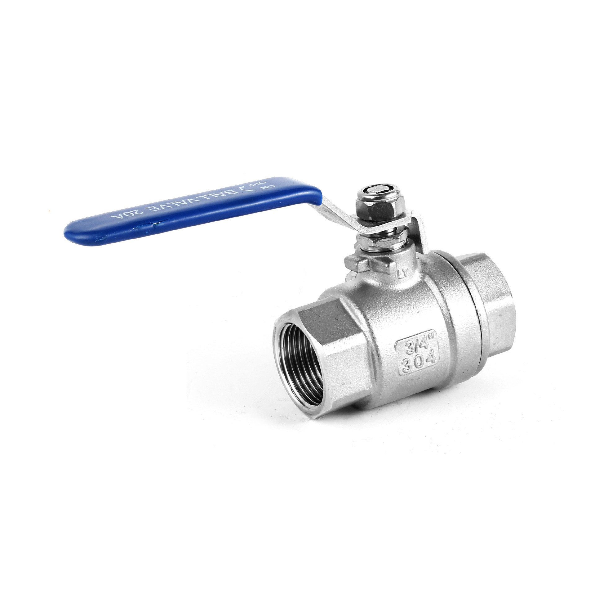 2PC Stainless Steel Threaded Ball Valve_Ball valve_Valves_Qingdao ...